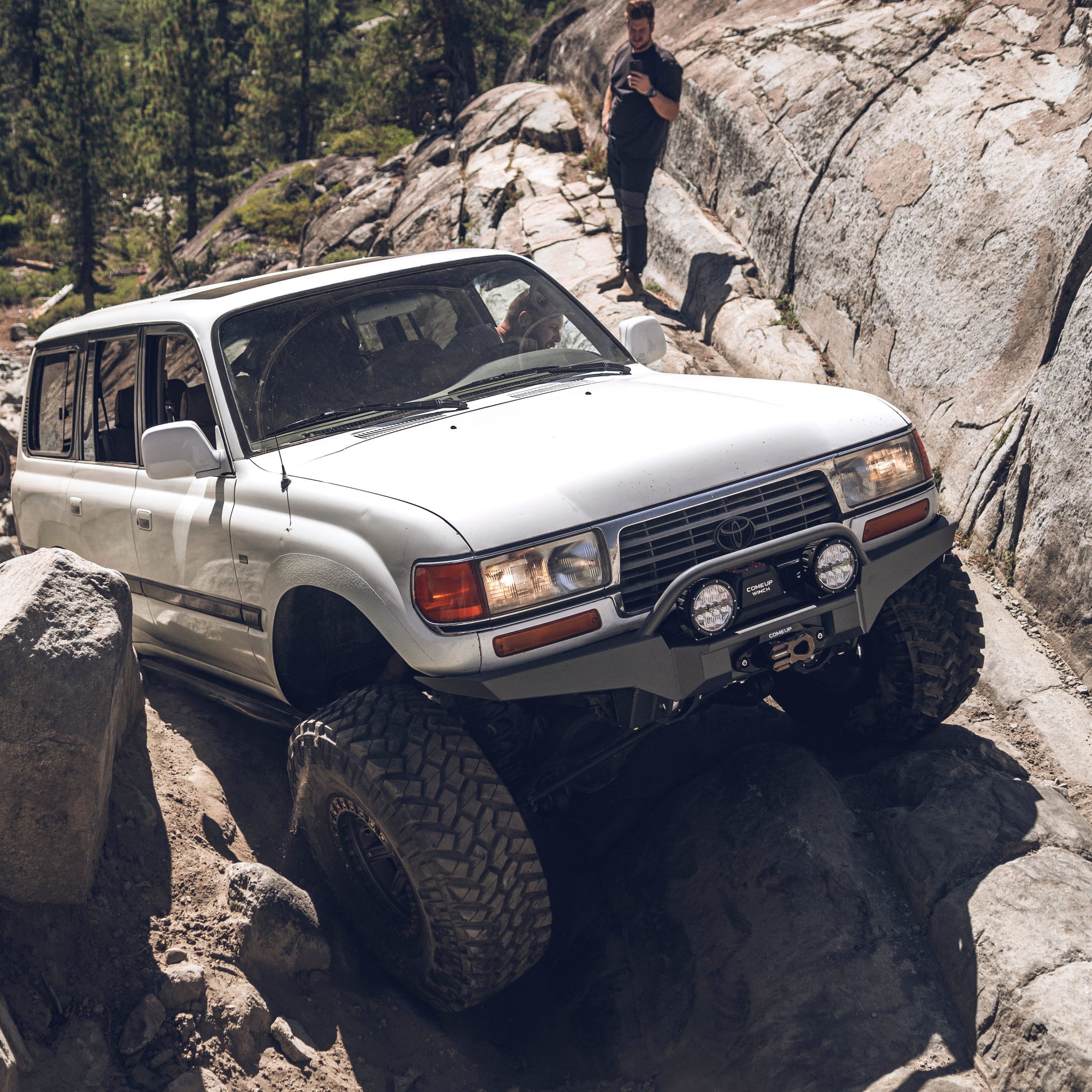 80-series Extreme Clearance Offroad Winch Front Bumper LC80 FJ80 ...