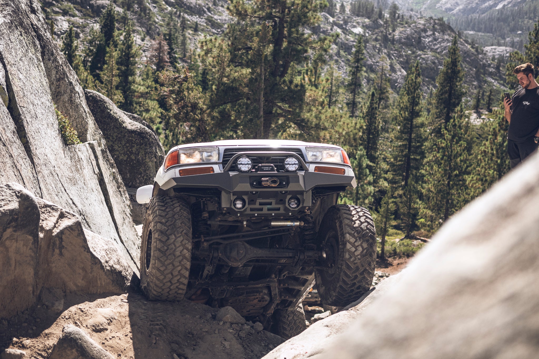 80-series Extreme Clearance Offroad Winch Front Bumper LC80 FJ80 ...