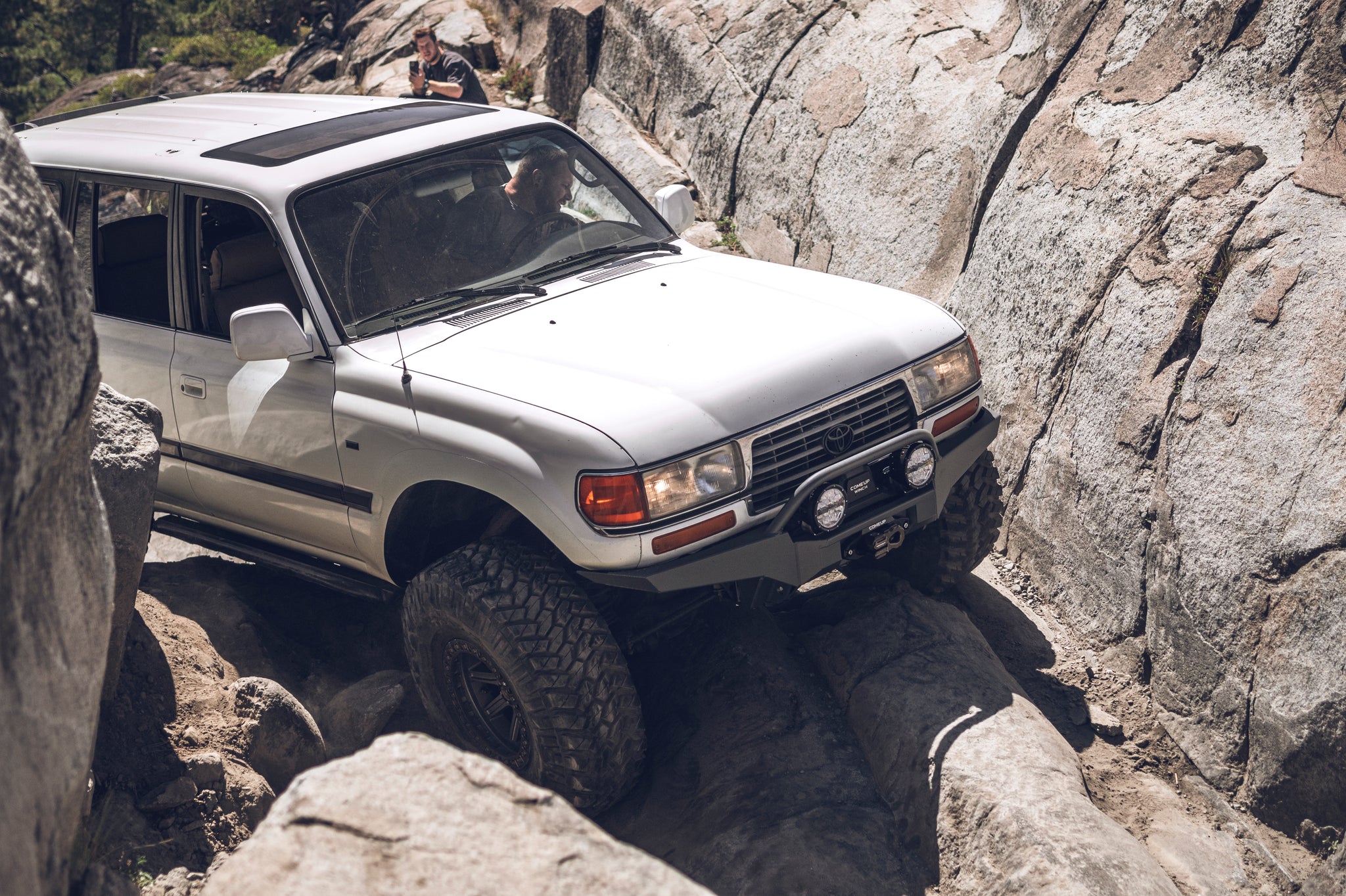 80-series Extreme Clearance Offroad Winch Front Bumper LC80 FJ80 ...