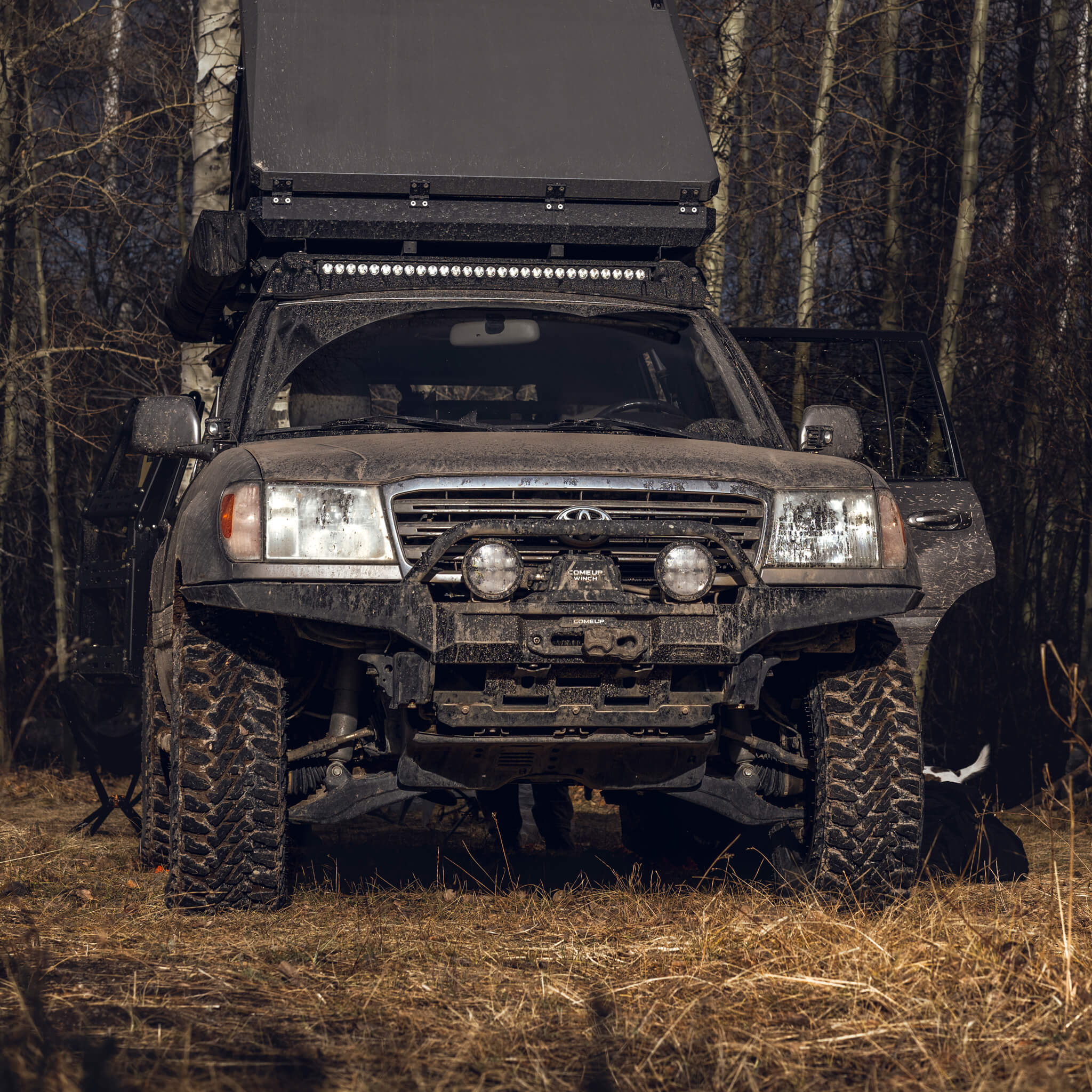 100-series Extreme Clearance Offroad Winch Front Bumper LC100 LX470 ...
