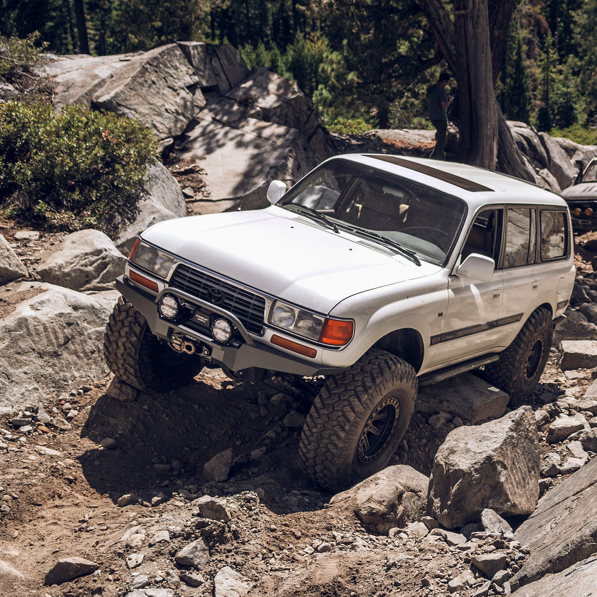 80-series Extreme Clearance Offroad Winch Front Bumper LC80 FJ80 ...