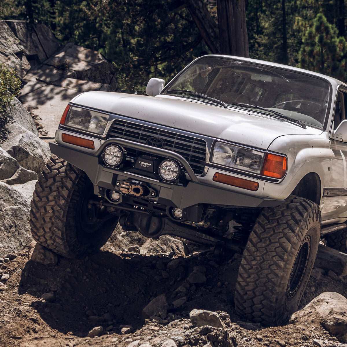 80-series Extreme Clearance Offroad Winch Front Bumper LC80 FJ80 ...