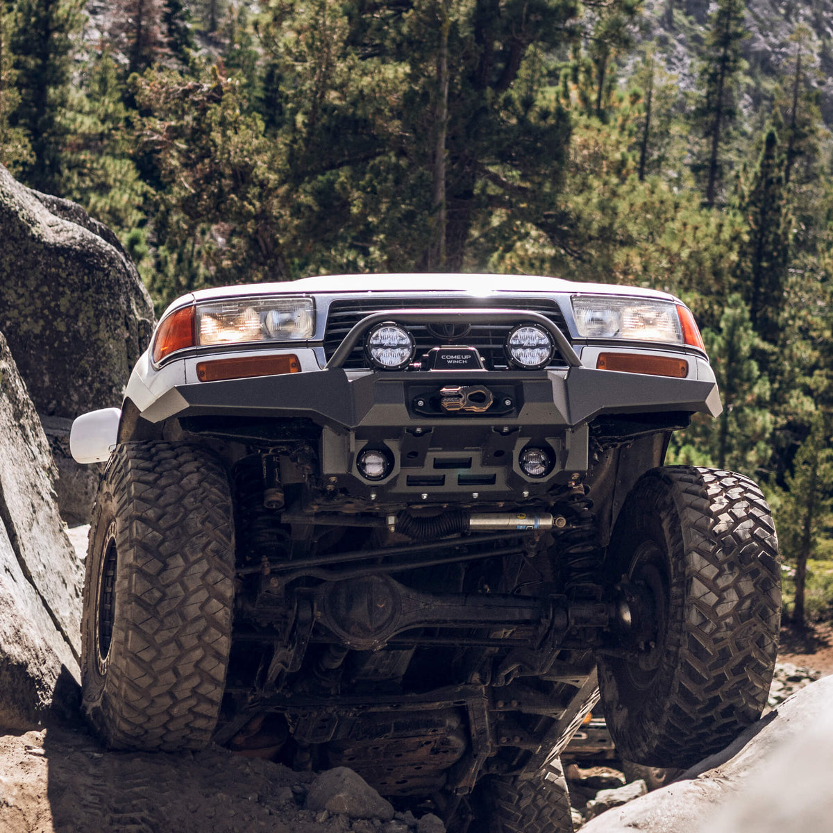 80-series Extreme Clearance Offroad Winch Front Bumper LC80 FJ80 ...