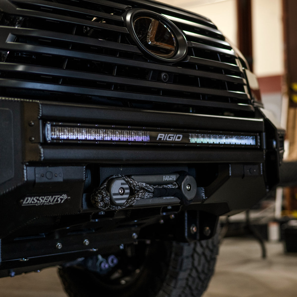Lexus LX600 & LX700h High Clearance Front Winch Bumper – Dissent Off-road
