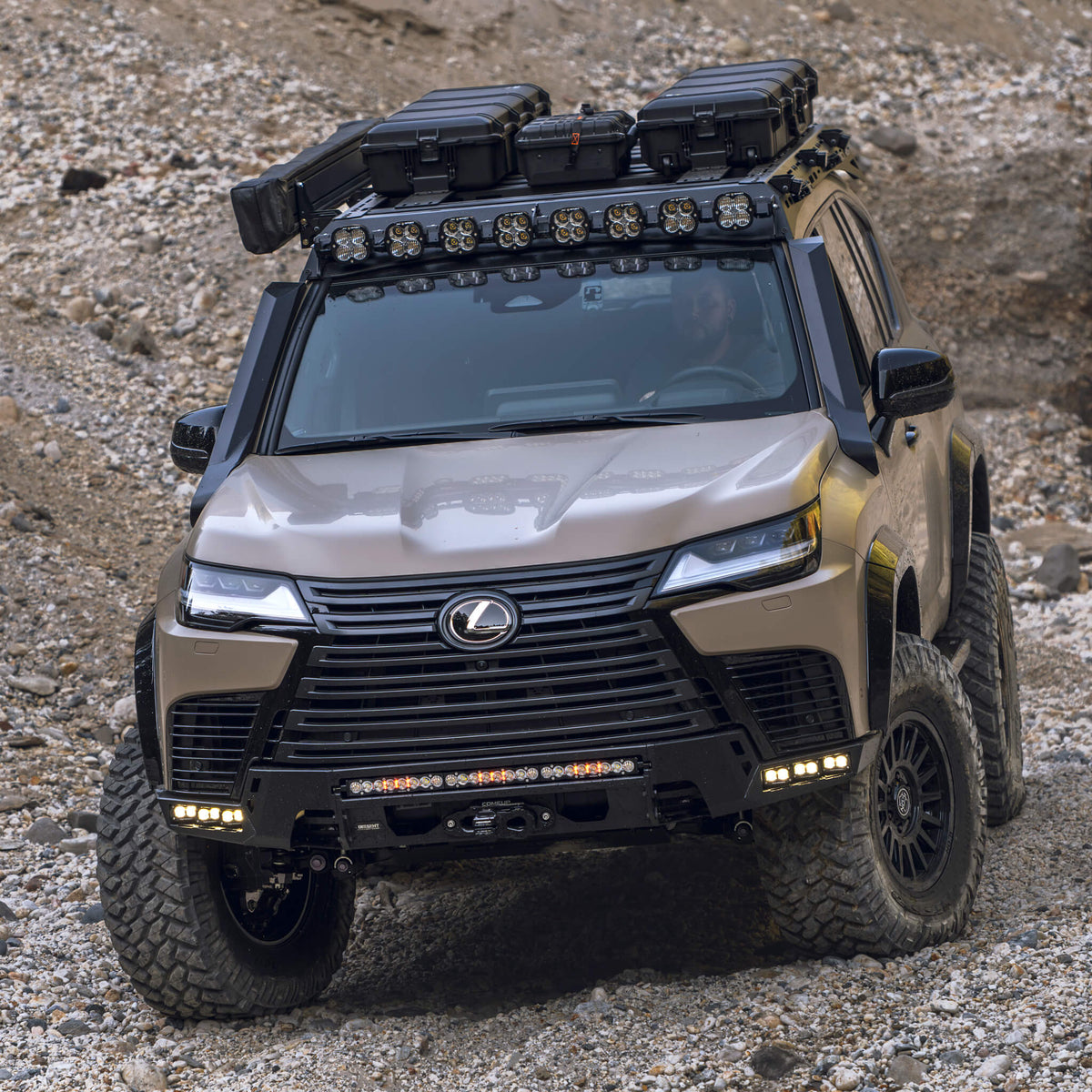 Lexus LX600 & LX700h Low-profile Front Winch Bumper – Dissent Off-road