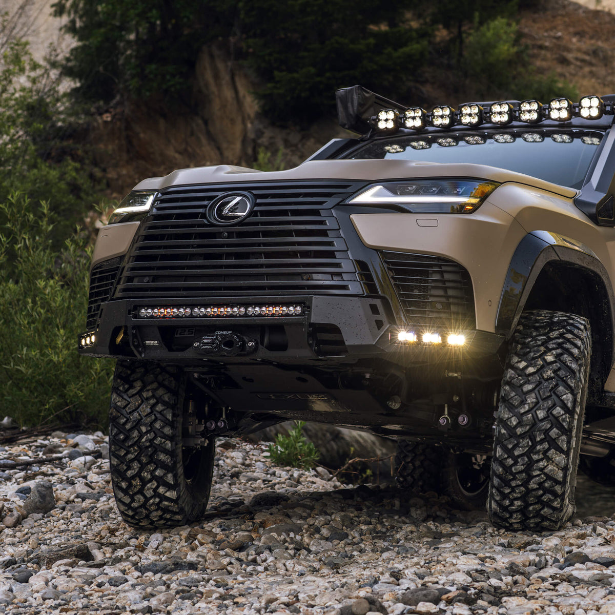 Lexus LX600 & LX700h Low-profile Front Winch Bumper – Dissent Off-road