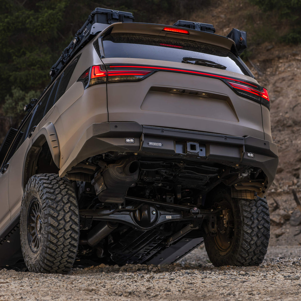 Lexus LX600 & LX700h Low-Profile Rear Bumper – Dissent Off-road