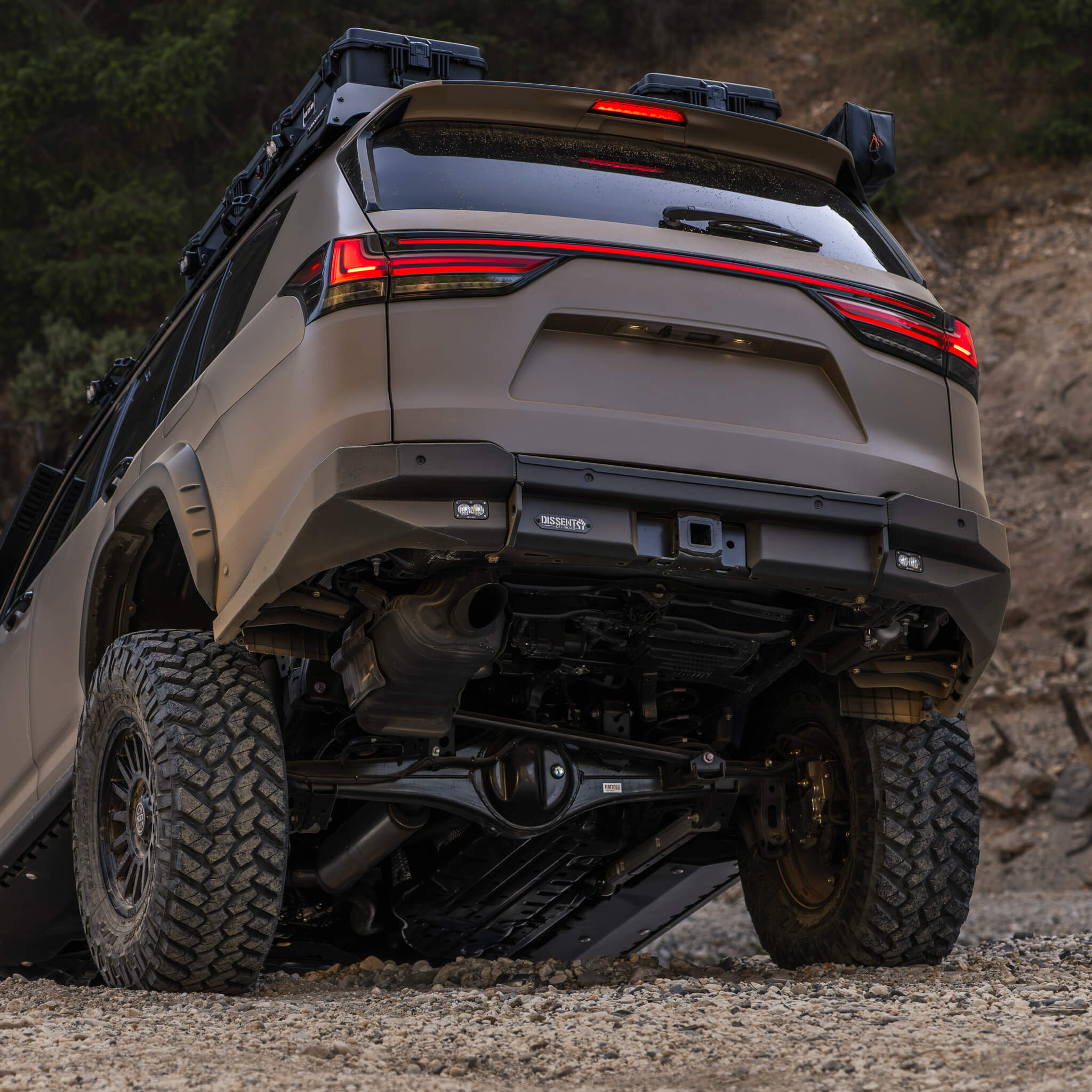 Lexus LX600 & LX700h Low-Profile Rear Bumper – Dissent Off-road