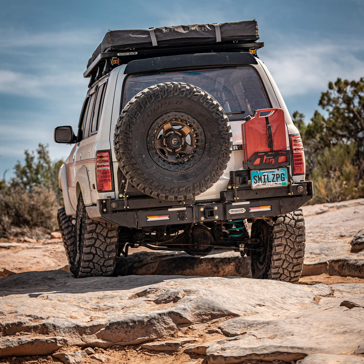 80-series Modular Off-road Rear Bumper, Supports Dual Swing-outs FJ80 ...