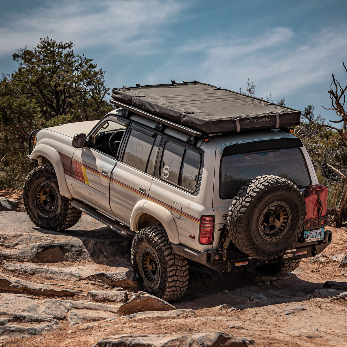 80-series Modular Off-road Rear Bumper, Supports Dual Swing-outs FJ80 ...