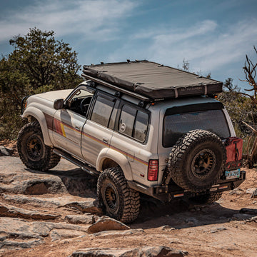 80-series Modular Off-road Rear Bumper, Supports Dual Swing-outs FJ80 ...