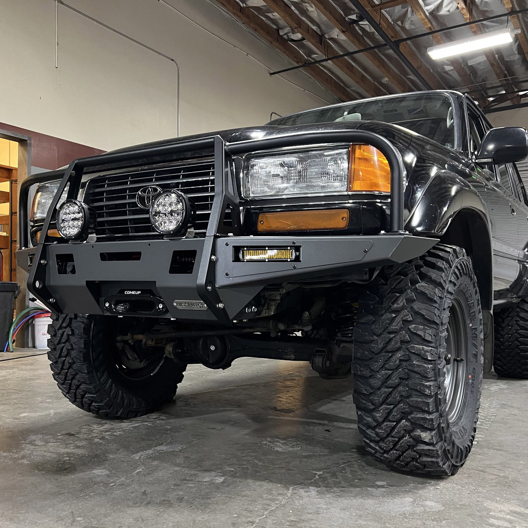 80-series Ultra-High Clearance Offroad Winch Front Bumper LC80 FJ80 ...