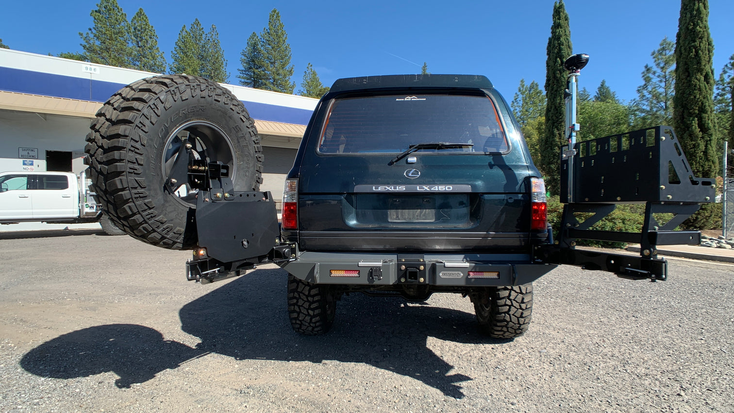 80-series Modular Off-road Rear Bumper, Supports Dual Swing-outs FJ80 ...