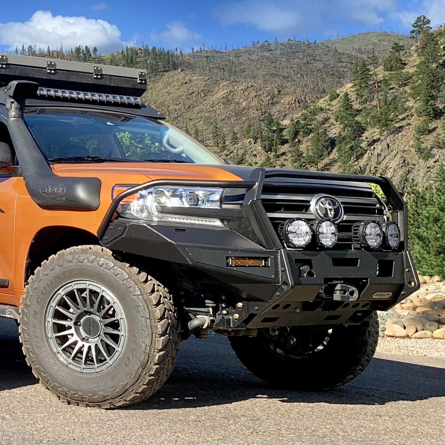 LC200 2016+ Land Cruiser Full Replacement Offroad Modular Front Bumper ...