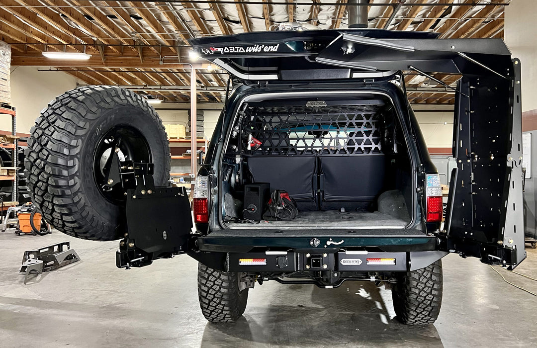 80-series Modular Off-road Rear Bumper, Supports Dual Swing-outs FJ80 ...