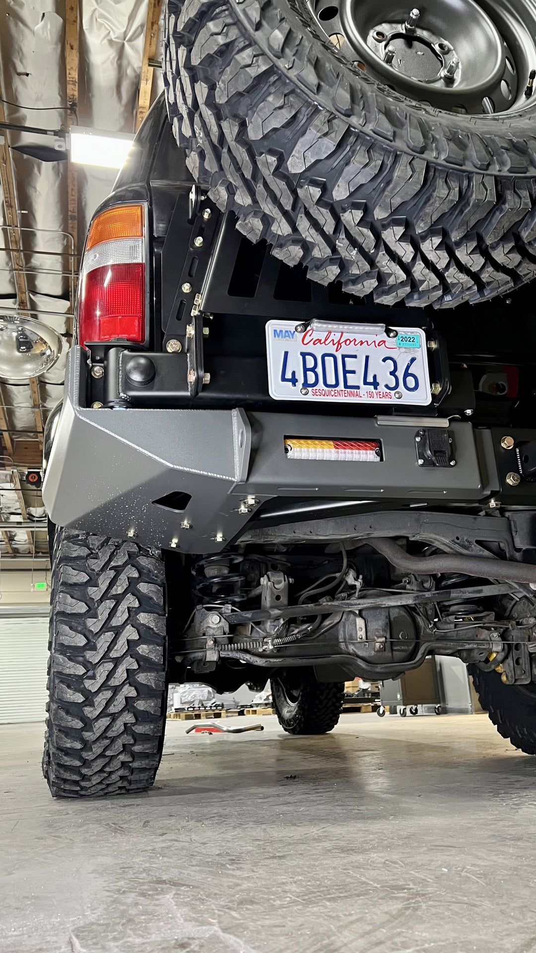 80-series Modular Off-road Rear Bumper, Supports Dual Swing-outs FJ80 ...