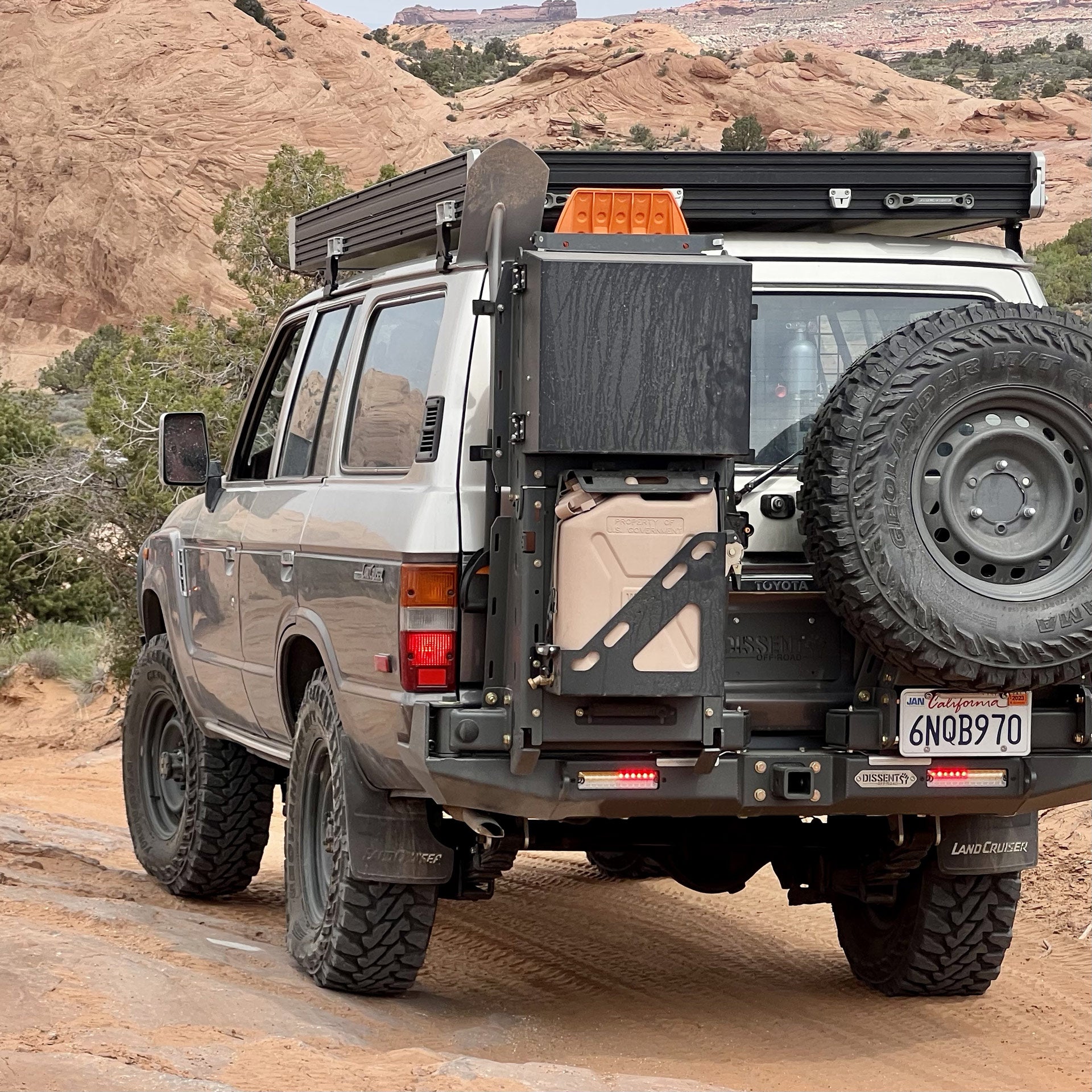 Single Jerry Can Mount for Overland Panel & Pro Swing-Outs – Dissent ...